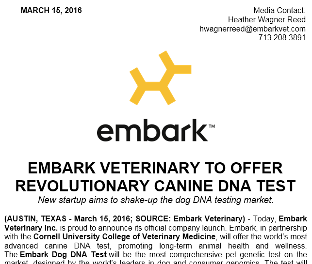 Newsroom | Dog DNA Test | See Embark in the News